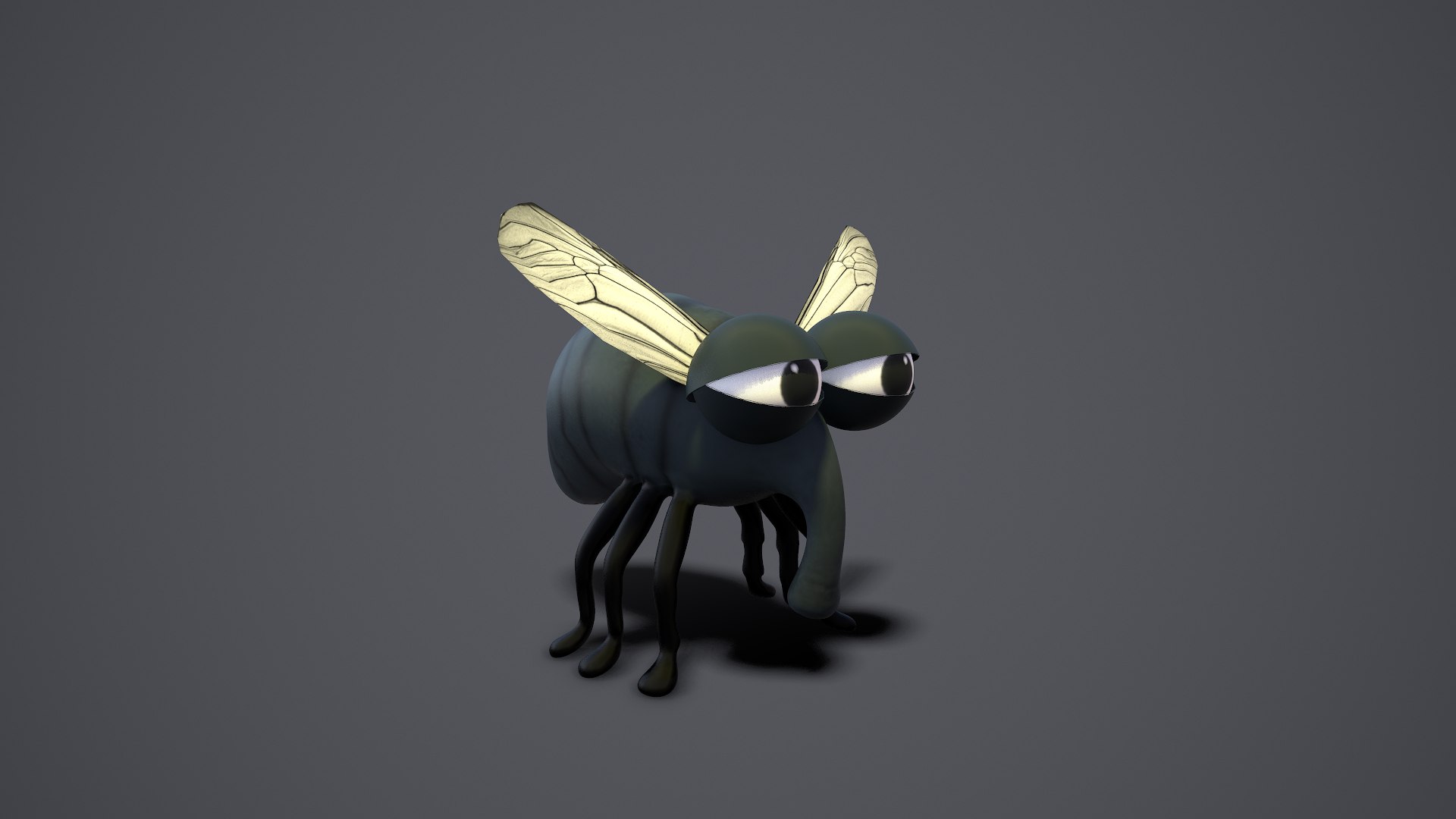 3D Fly Cartoon Art - TurboSquid 1652066