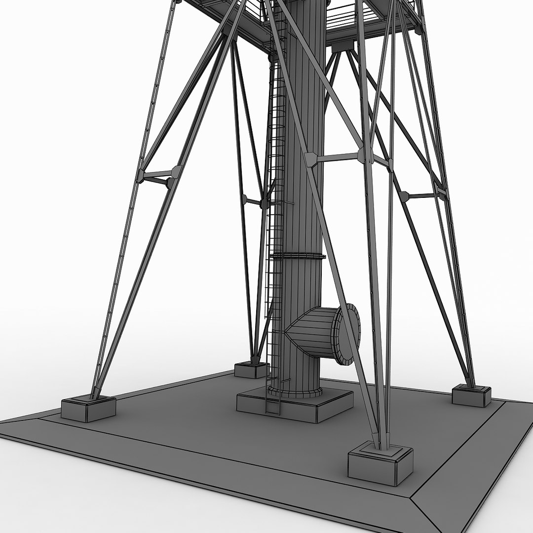 3d Flare Stack Gas 06