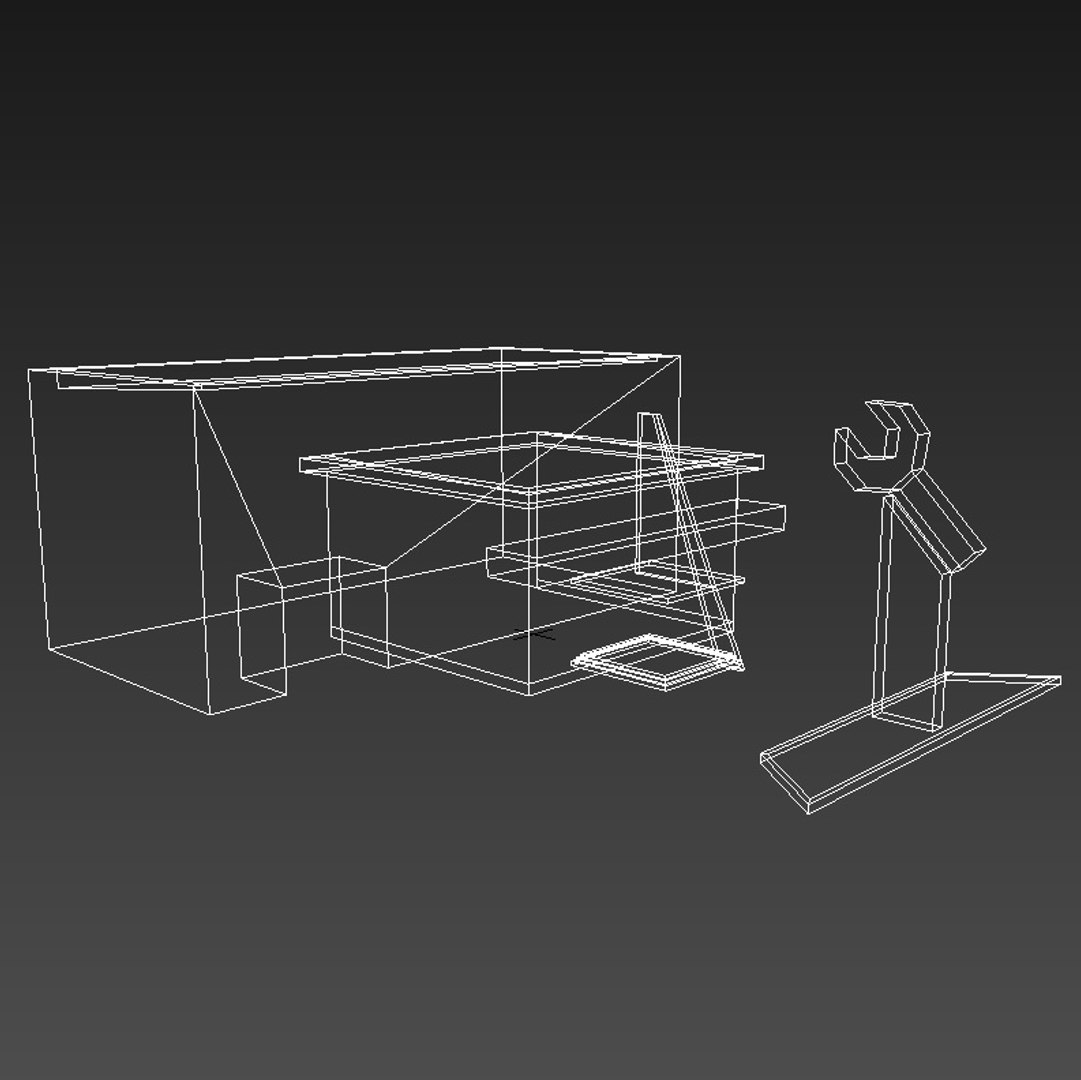 Car Service Center Building 3D - TurboSquid 1462260