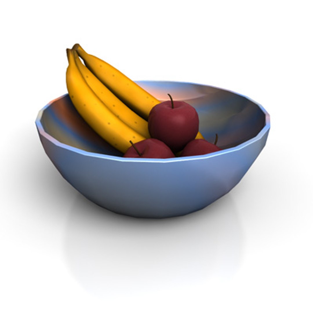 Fruit Bowl 3d Model