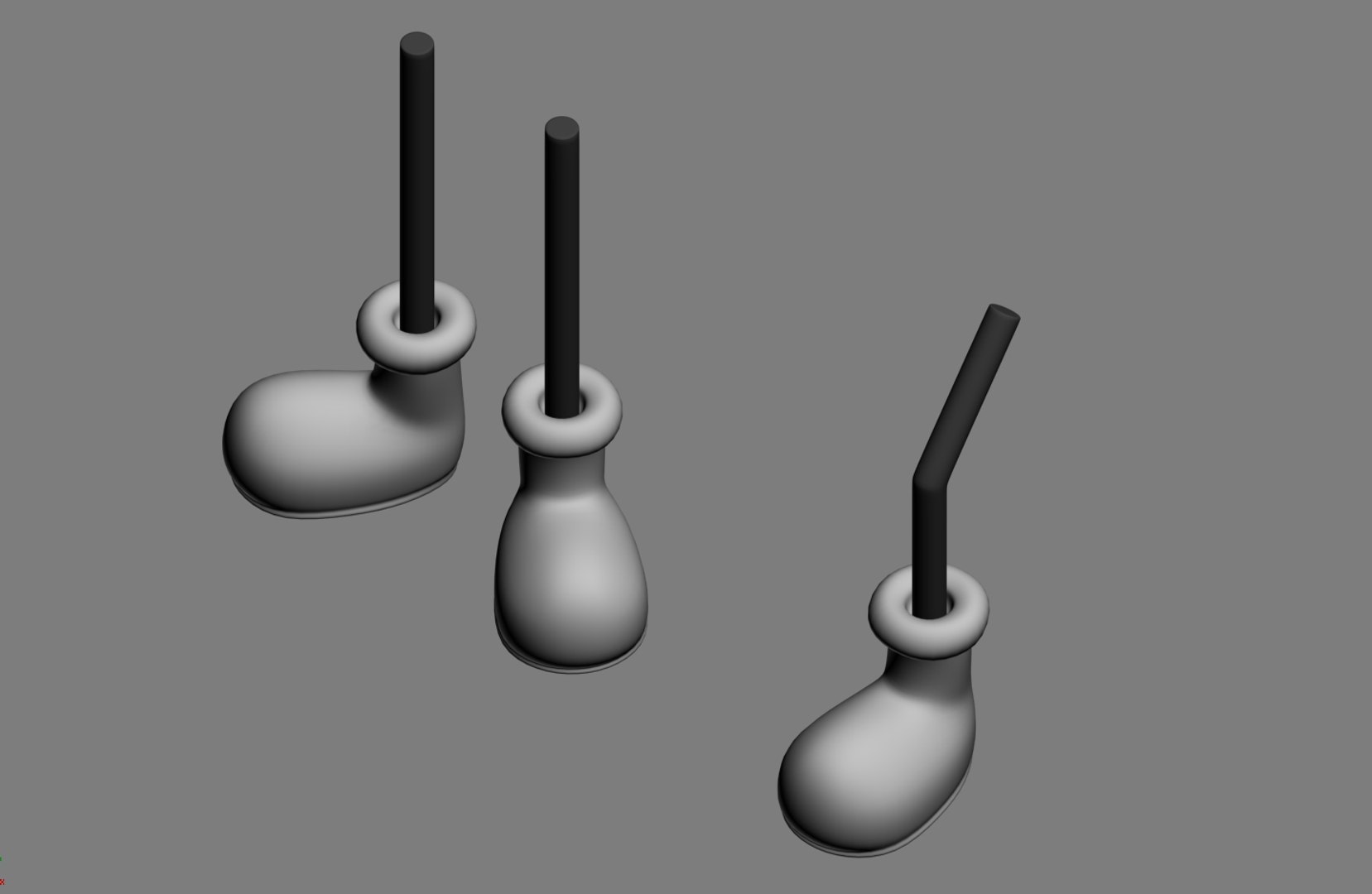 3D Cartoon Leg Model - TurboSquid 1433814