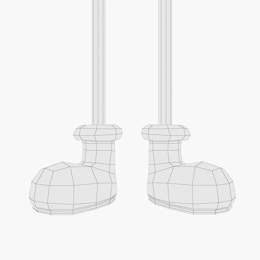 3D Cartoon Leg Model - TurboSquid 1433814