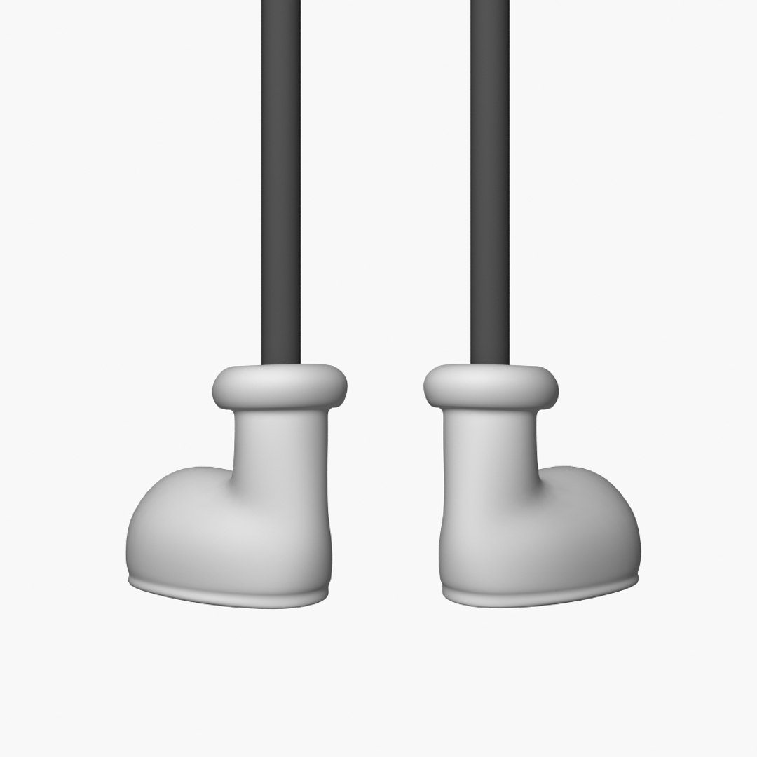 3D Cartoon Leg Model - TurboSquid 1433814