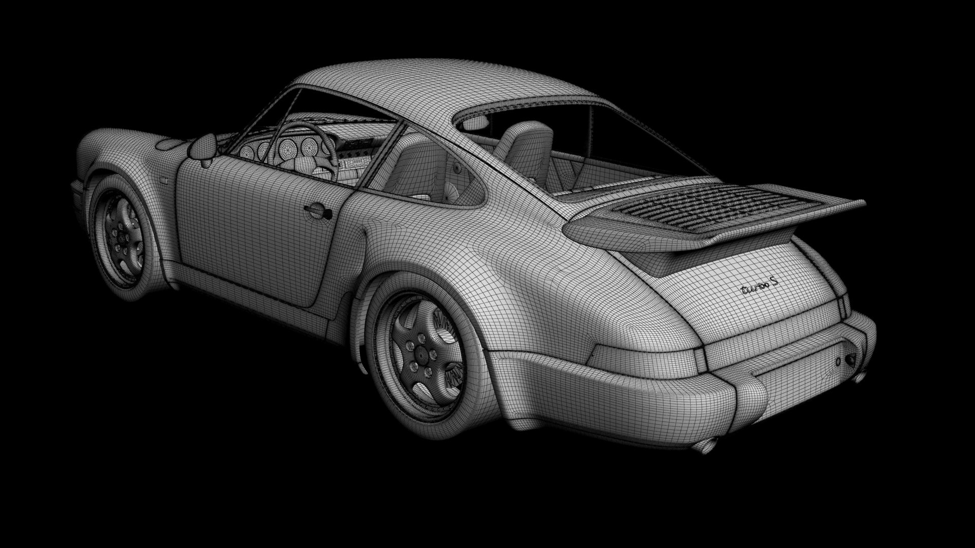 3D Porsche 911 964 Turbo S - TurboSquid 2091354