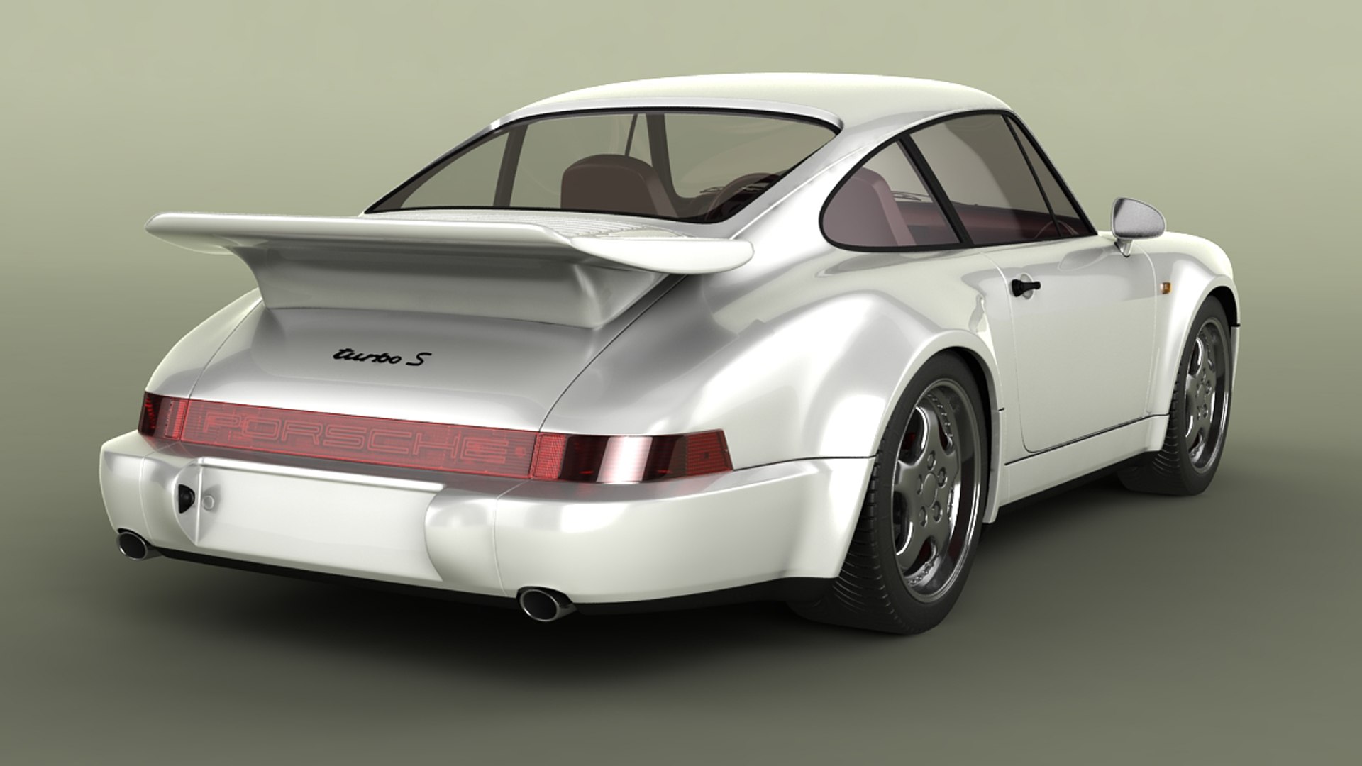 3D Porsche 911 964 Turbo S - TurboSquid 2091354