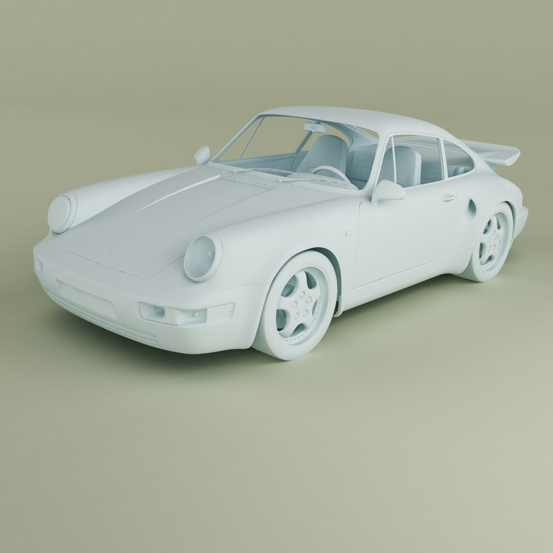 3D Porsche 911 964 Turbo S - TurboSquid 2091354