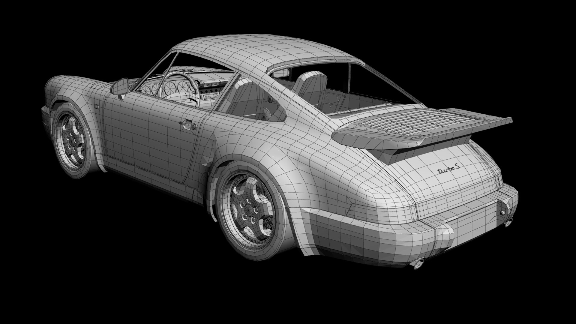 3D Porsche 911 964 Turbo S - TurboSquid 2091354