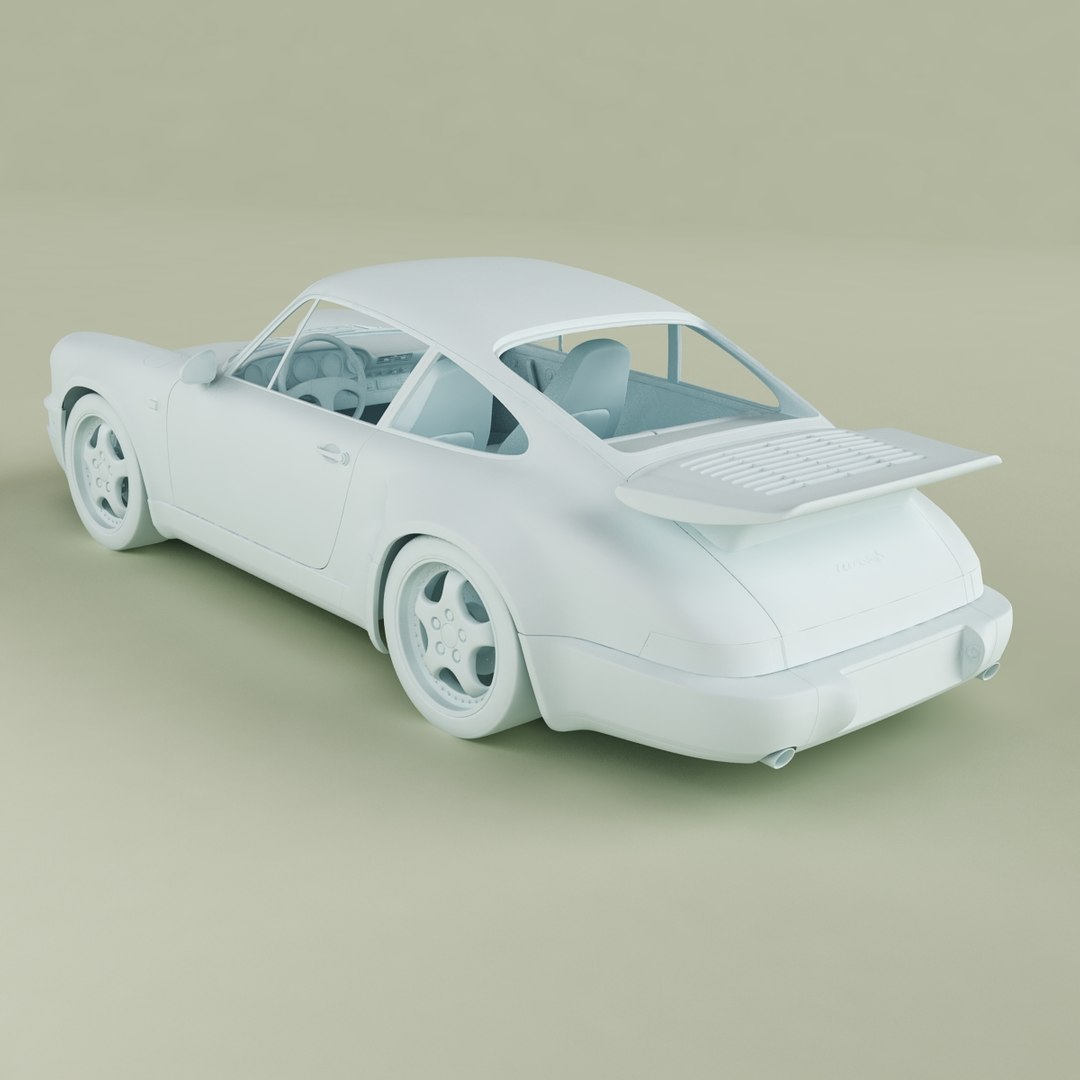 3D Porsche 911 964 Turbo S - TurboSquid 2091354