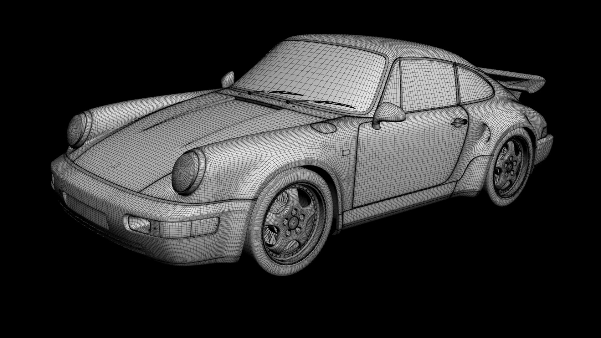 3D Porsche 911 964 Turbo S - TurboSquid 2091354