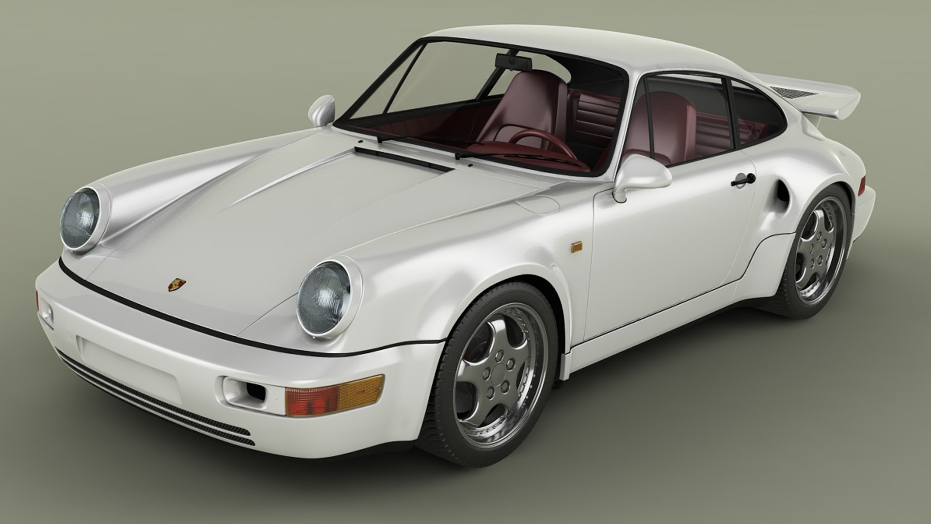 3D Porsche 911 964 Turbo S - TurboSquid 2091354