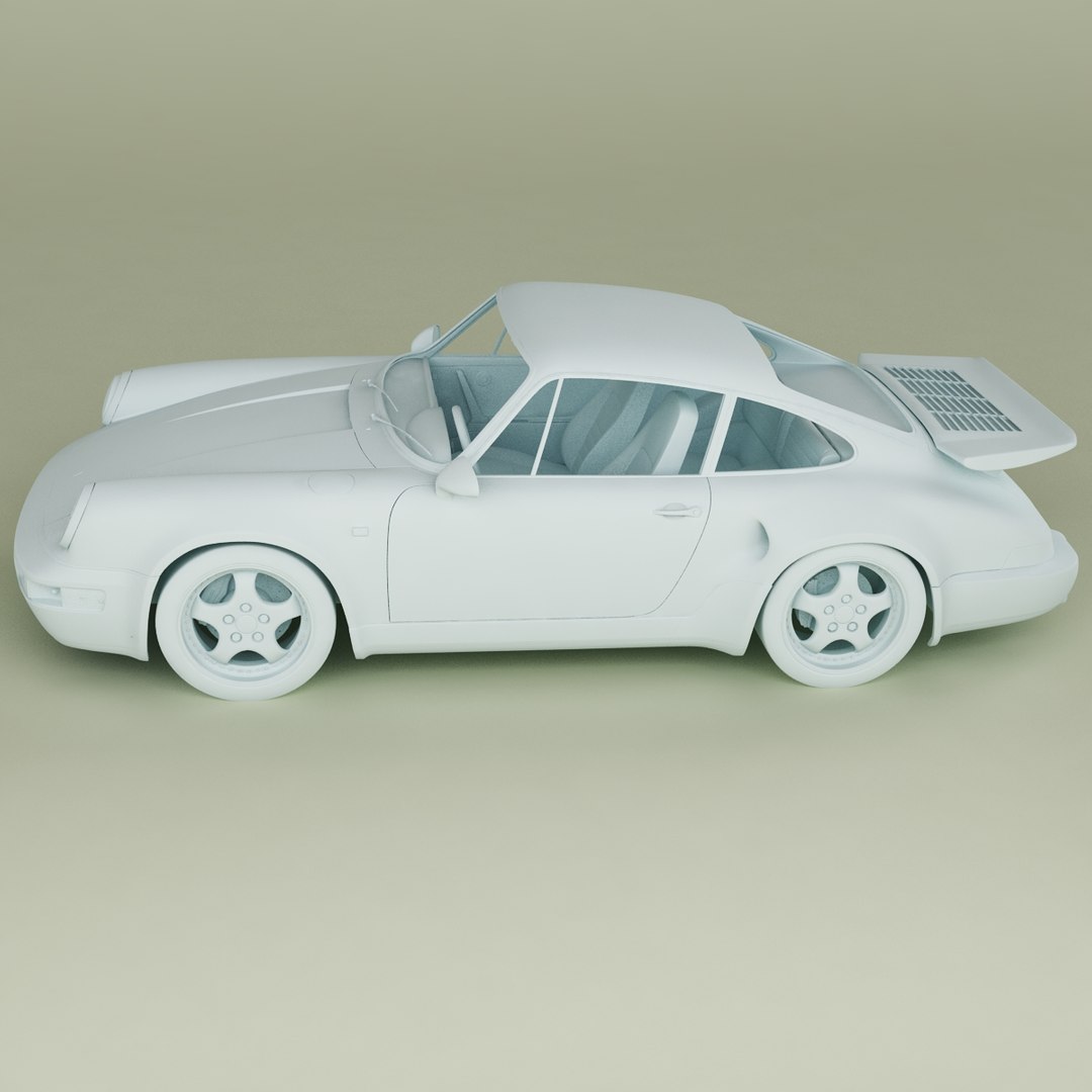 3D Porsche 911 964 Turbo S - TurboSquid 2091354