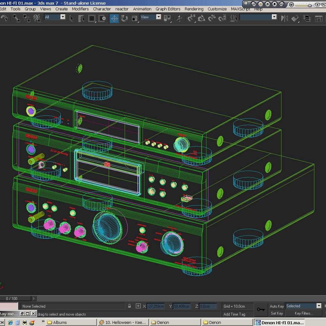 3d hi-fi model