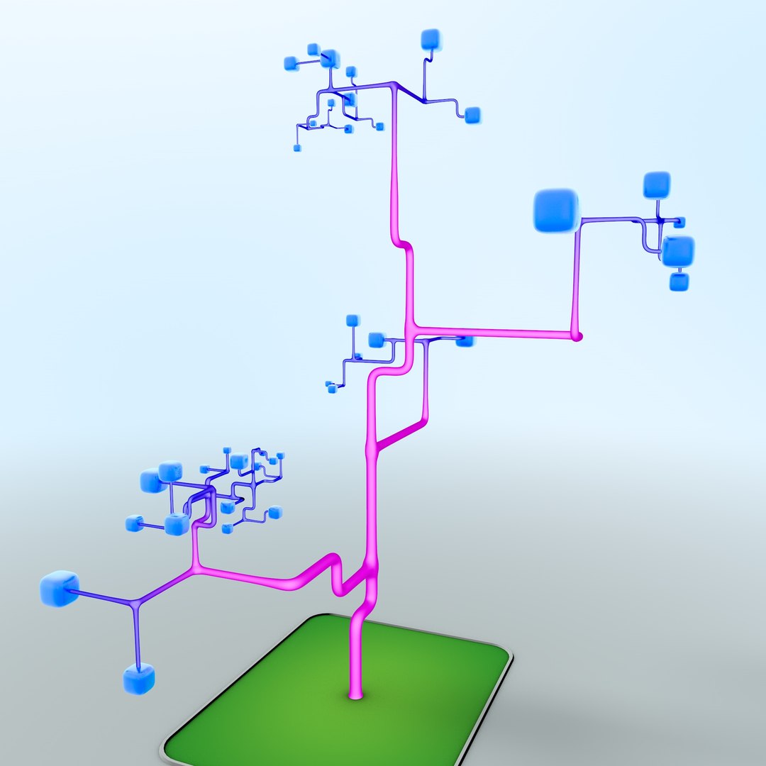 Sci-Fi Tree Model - TurboSquid 2109773