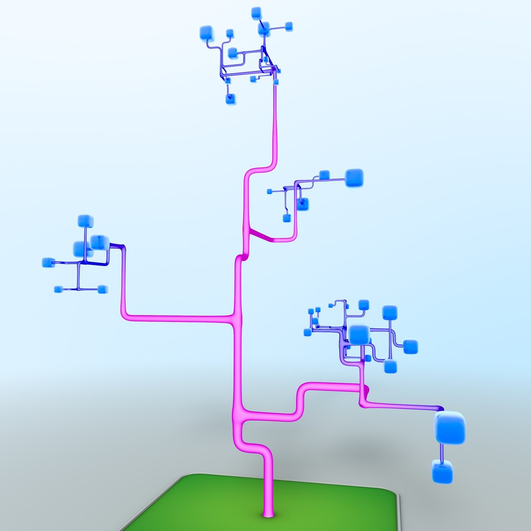 Sci-Fi Tree model - TurboSquid 2109773