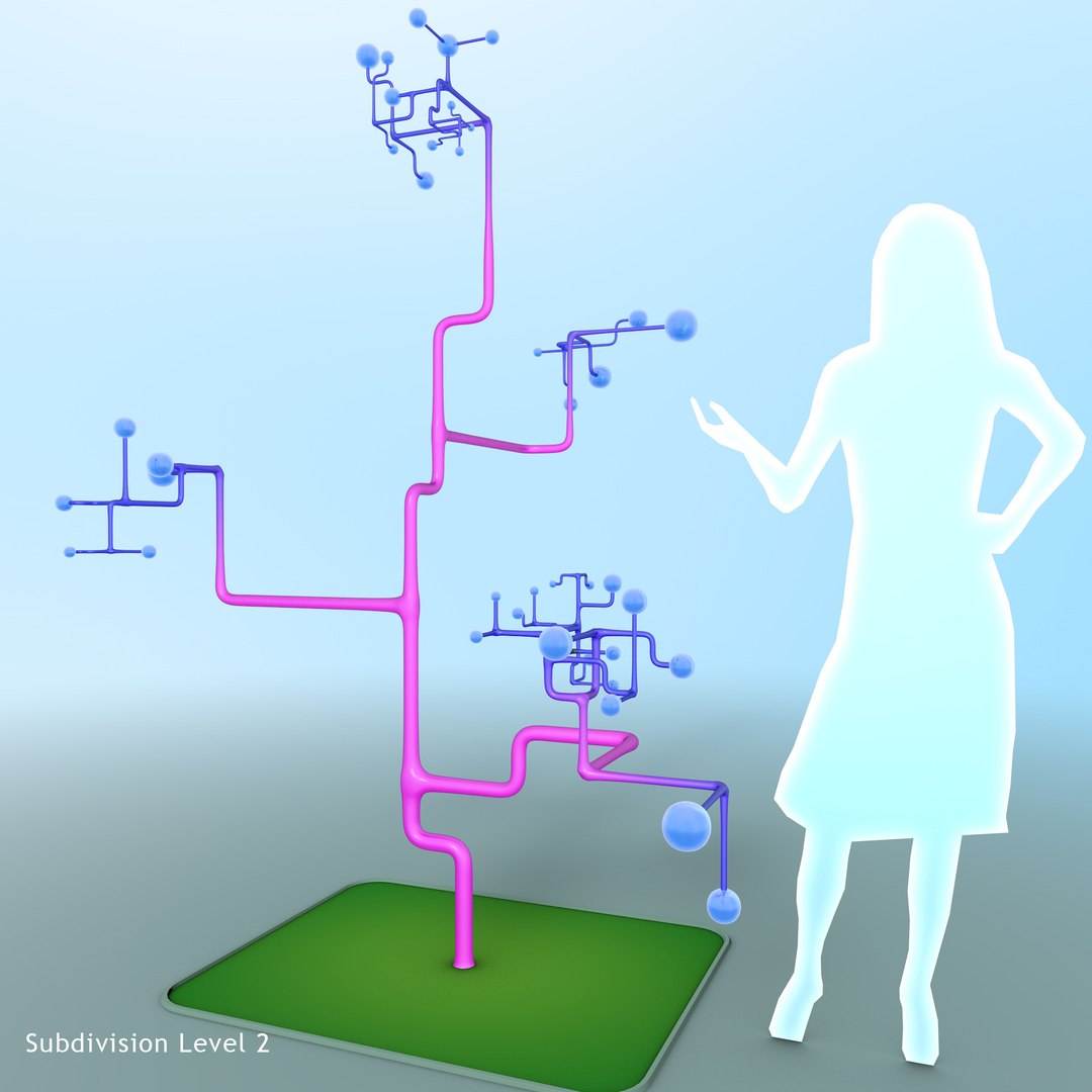Sci-Fi Tree Model - TurboSquid 2109773