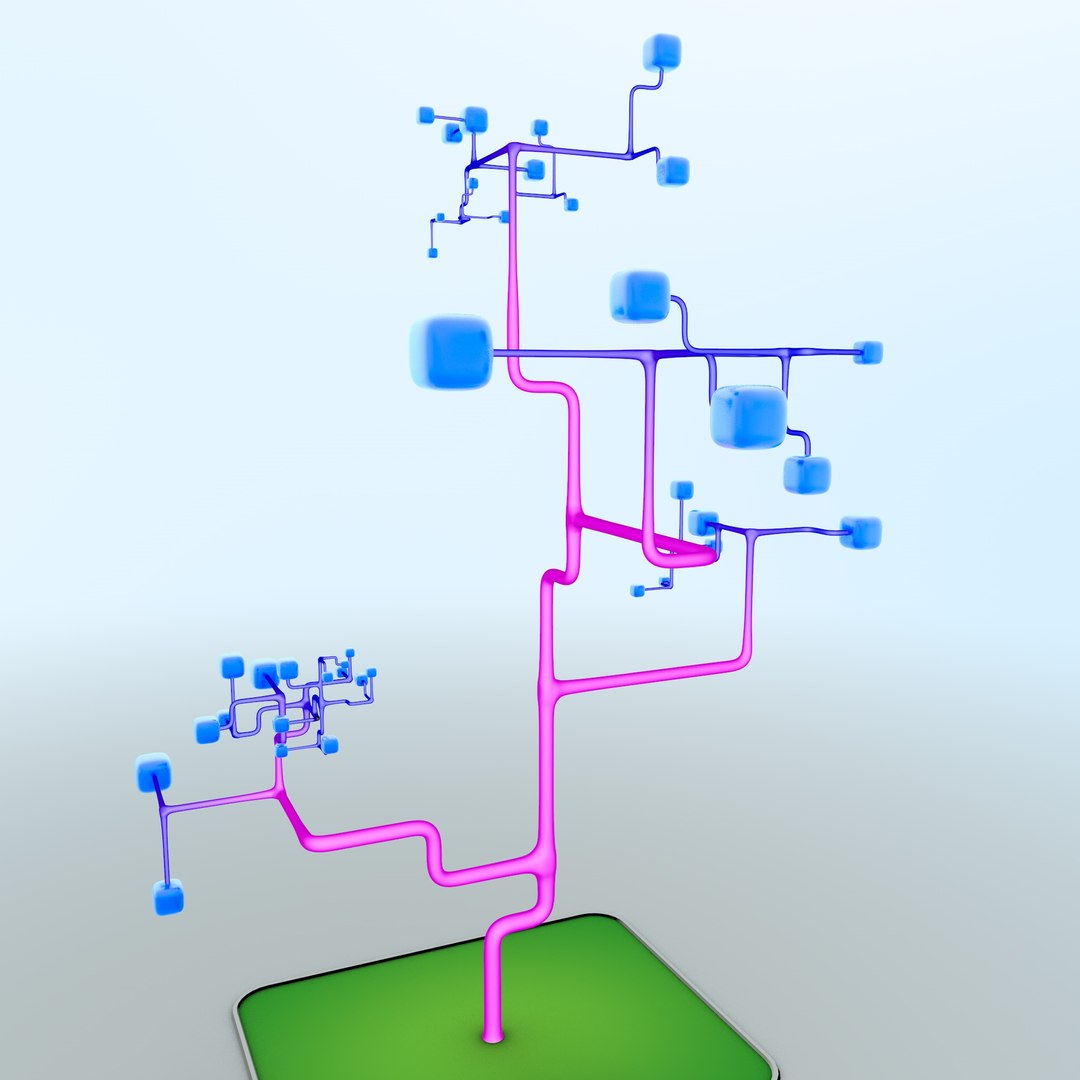 Sci-Fi Tree Model - TurboSquid 2109773