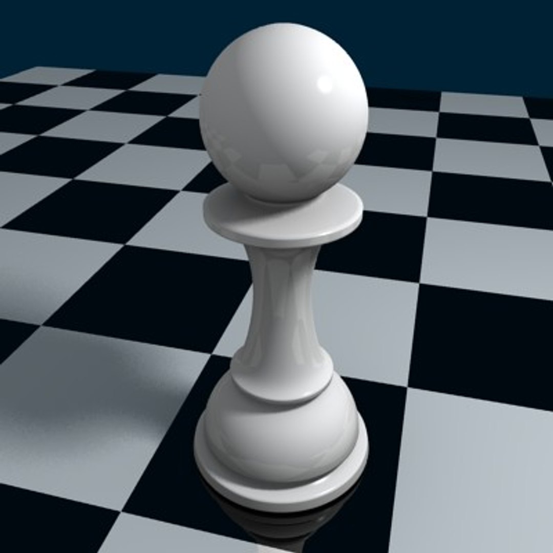 3ds Max Chess Pawn