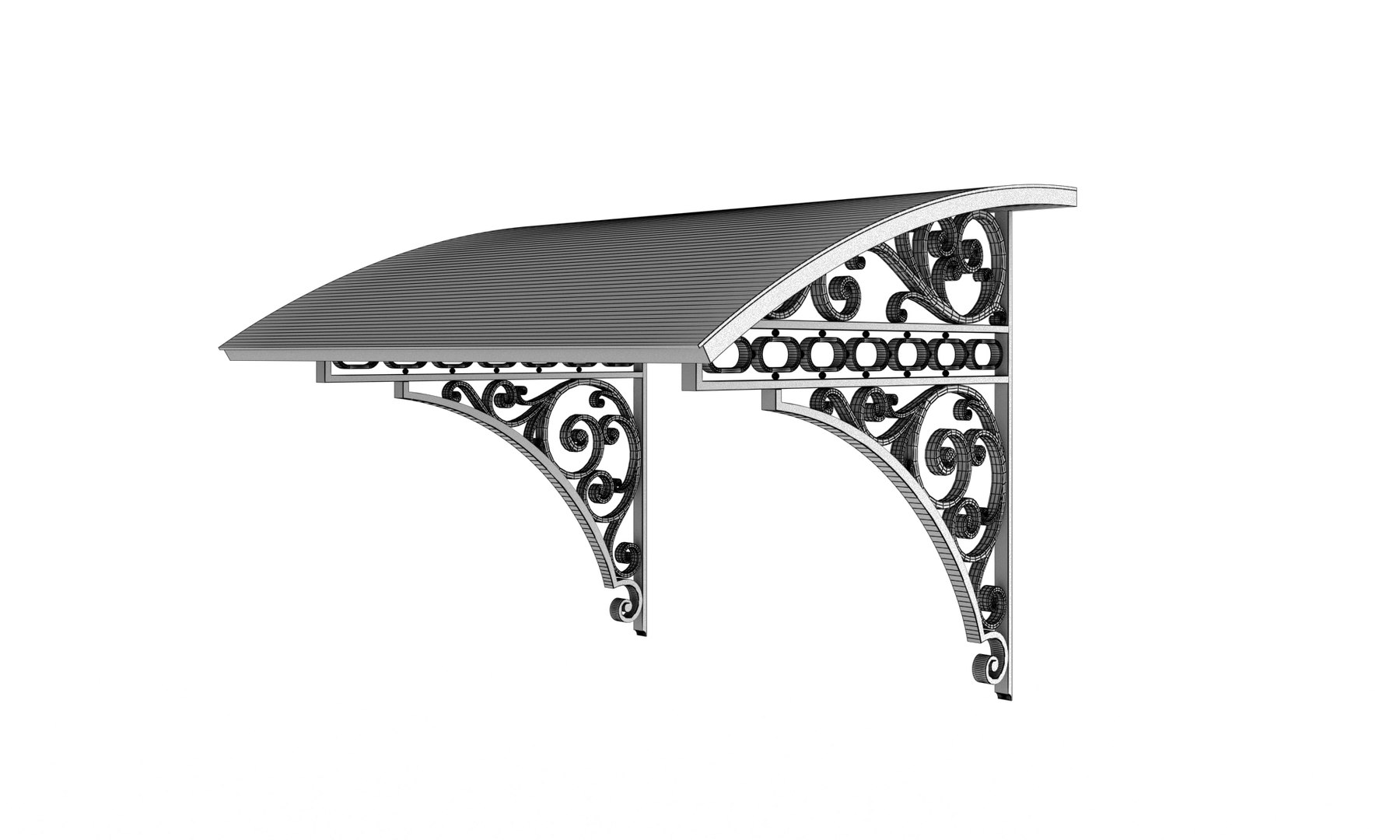 Visor Classic Metal 3D Model - TurboSquid 1585208