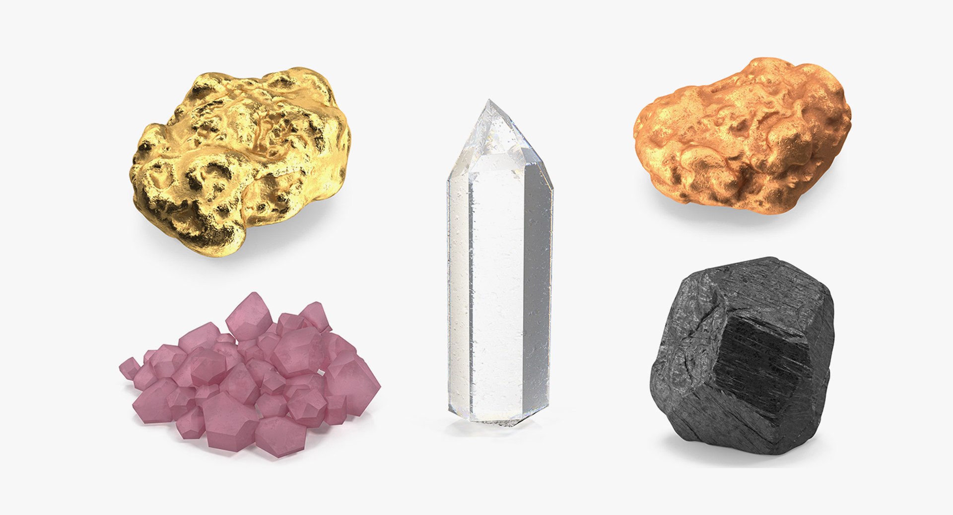 Minerals Collection 3 3D model - TurboSquid 1825515