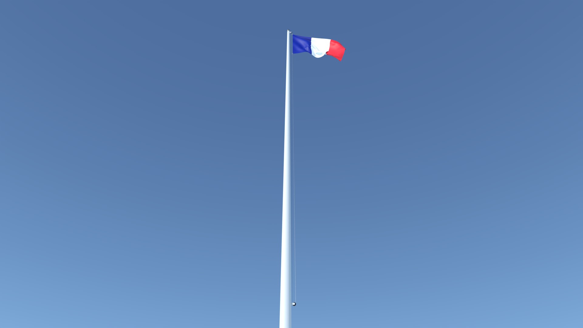 3D Animated Flag Of France Model - TurboSquid 1730309
