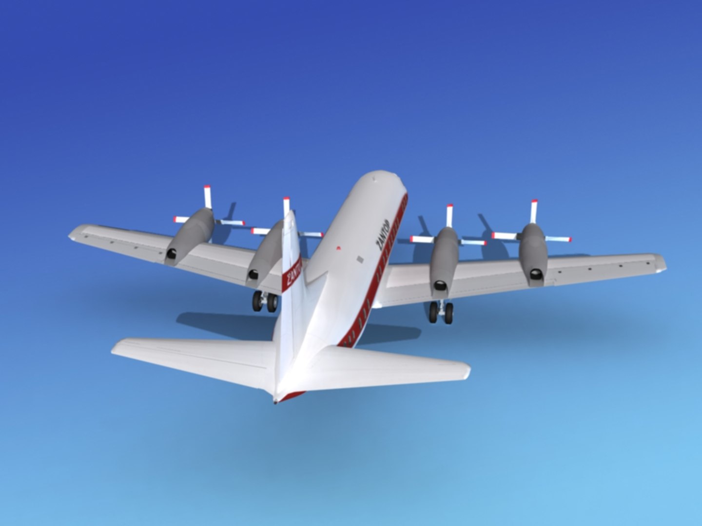 Propellers Electra Lockheed 3d Model