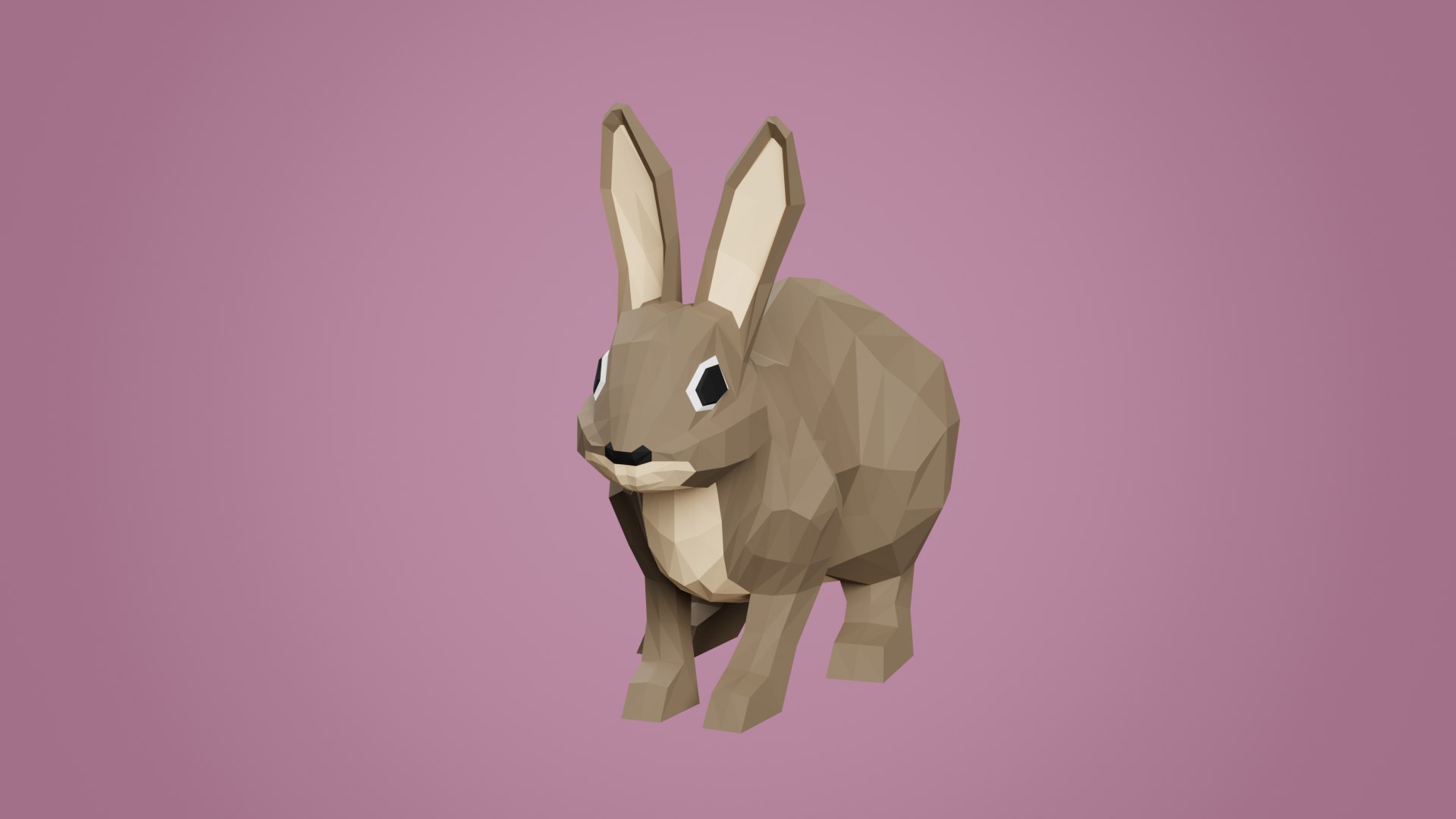 Lowpoly Stylized Rabbit Model - TurboSquid 2191756