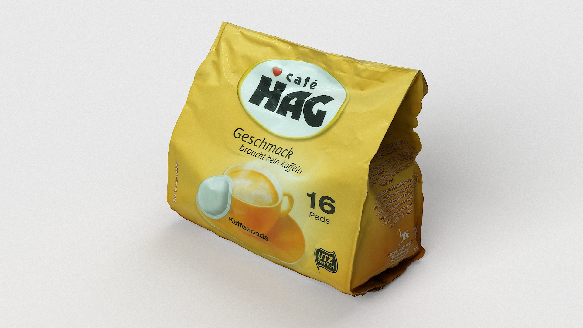 Coffee package 3D model - TurboSquid 1612723