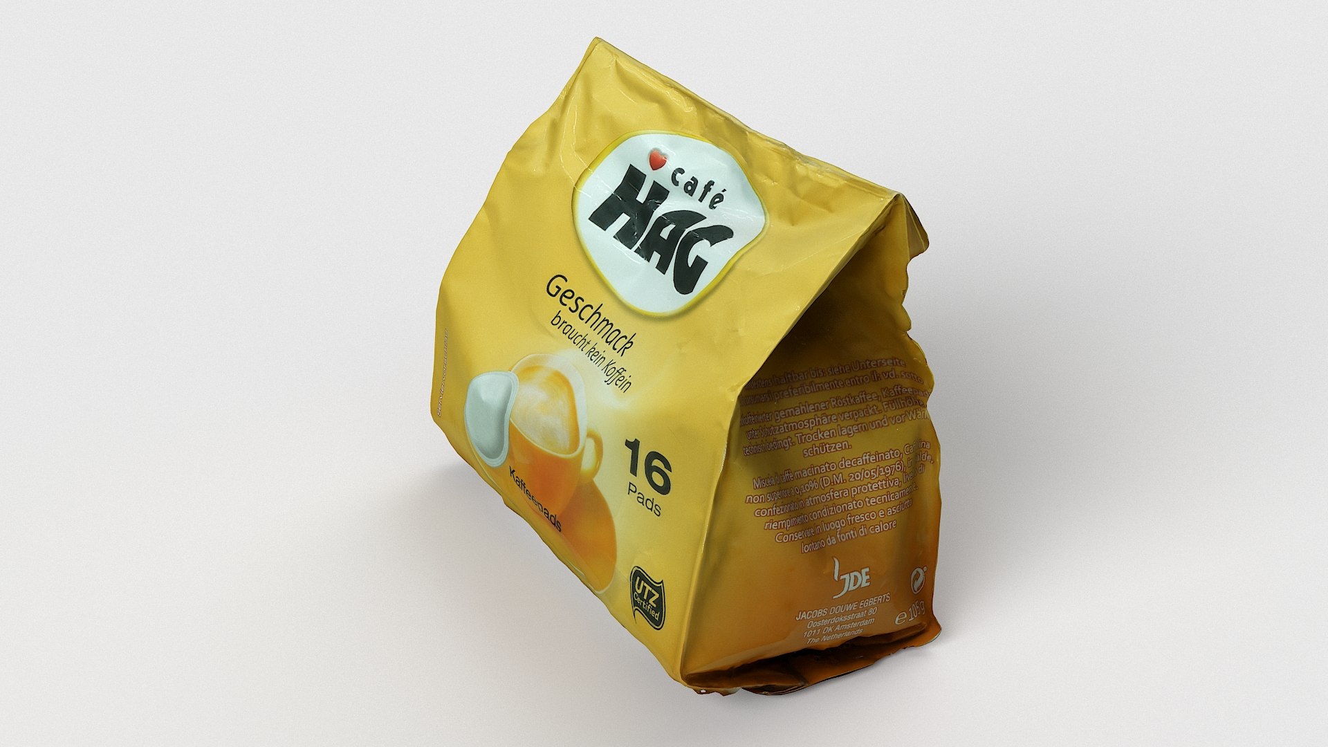 Coffee package 3D model - TurboSquid 1612723