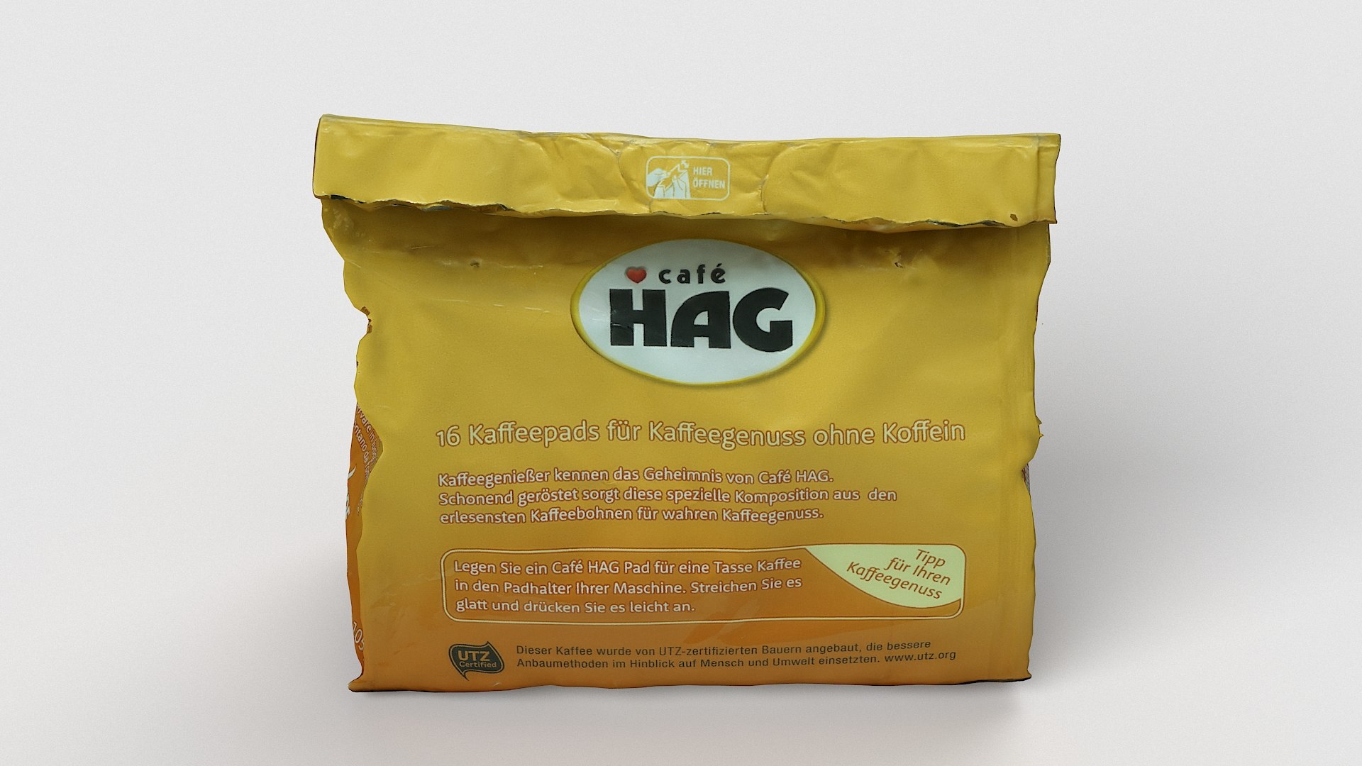 Coffee package 3D model - TurboSquid 1612723