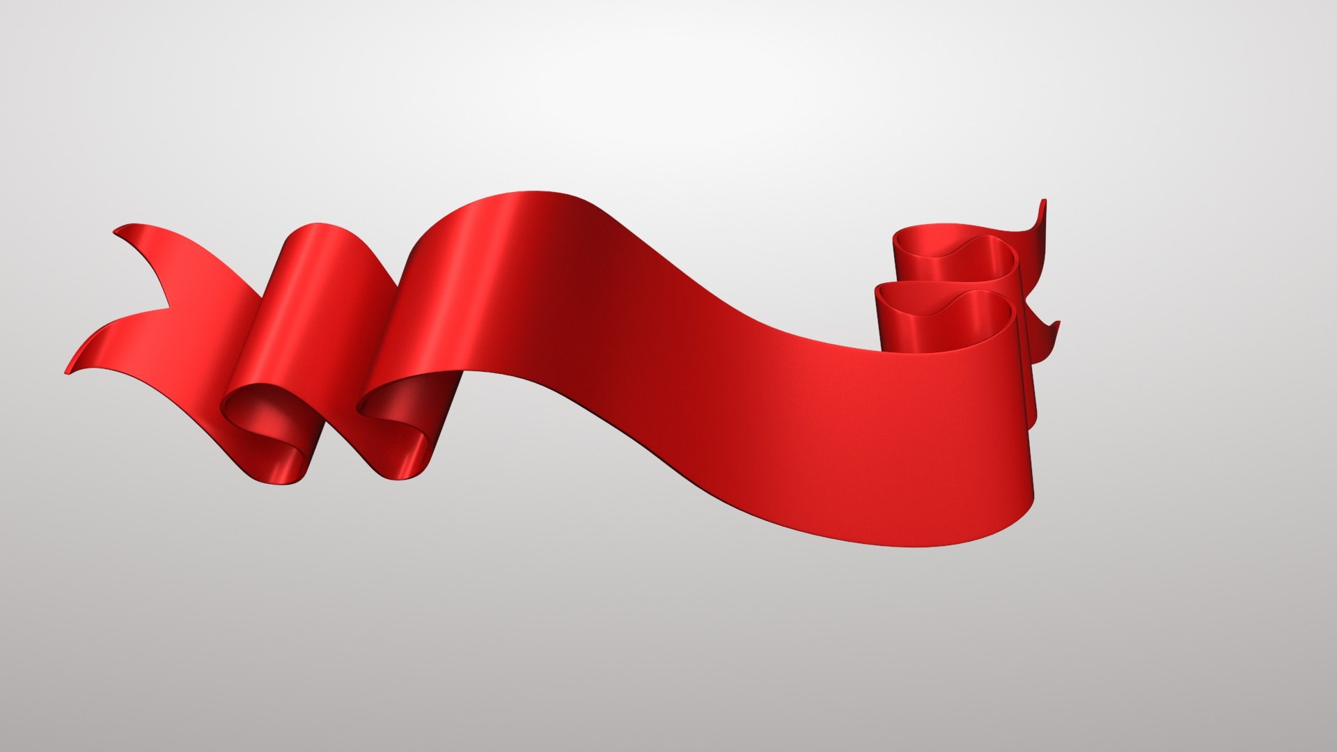 3D Ribbon Banner 02v PBR - TurboSquid 1974413