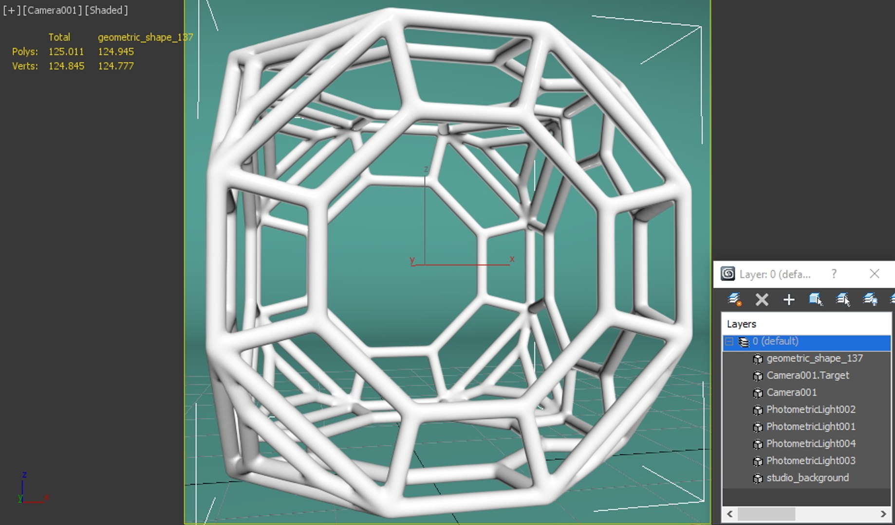 geometric shape 3d model