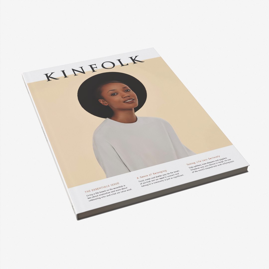 KINFOLK Magazine Book 3D Model - TurboSquid 2094124