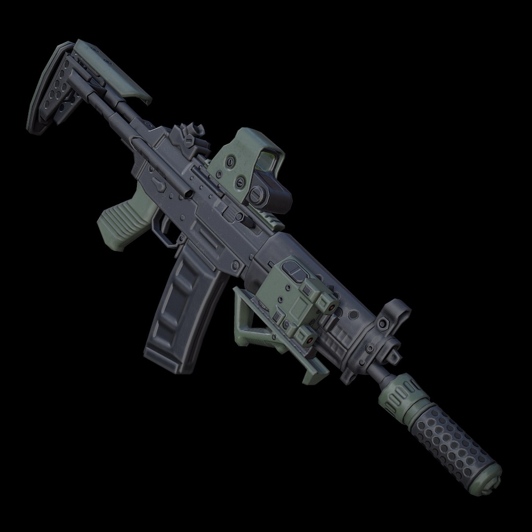 SIG SG552 MOD1 GREEN3Dモデル - TurboSquid 1806304