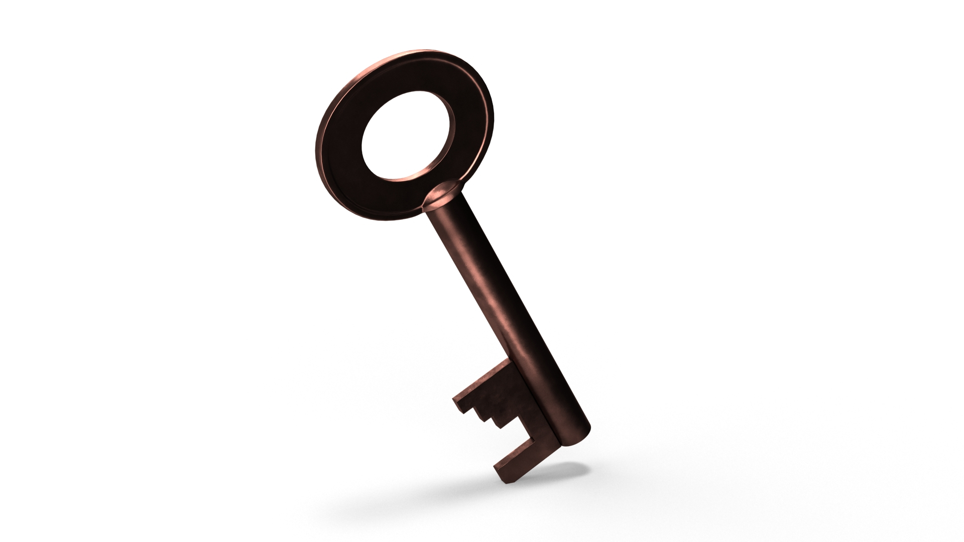 3D Bronze Key - TurboSquid 2222175