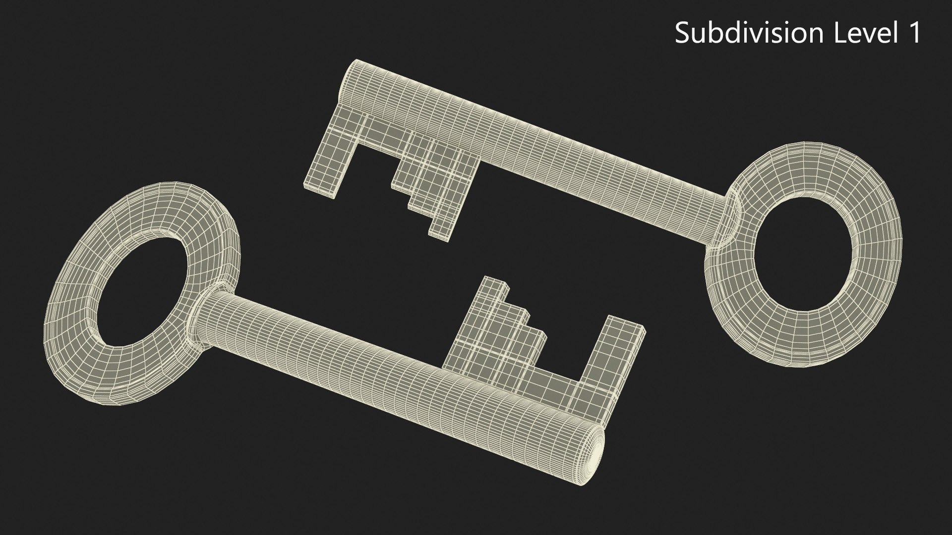 3D Bronze Key - TurboSquid 2222175