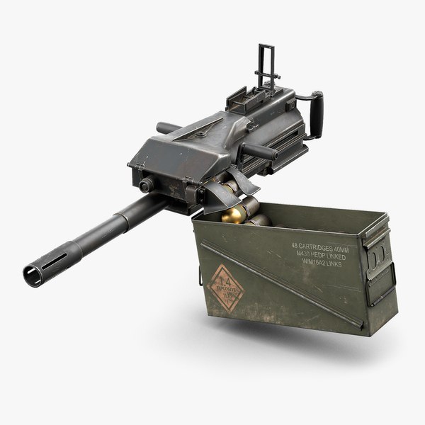 modelo 3d Lanzagranadas Mk 19 listo para jugar - TurboSquid 2462124