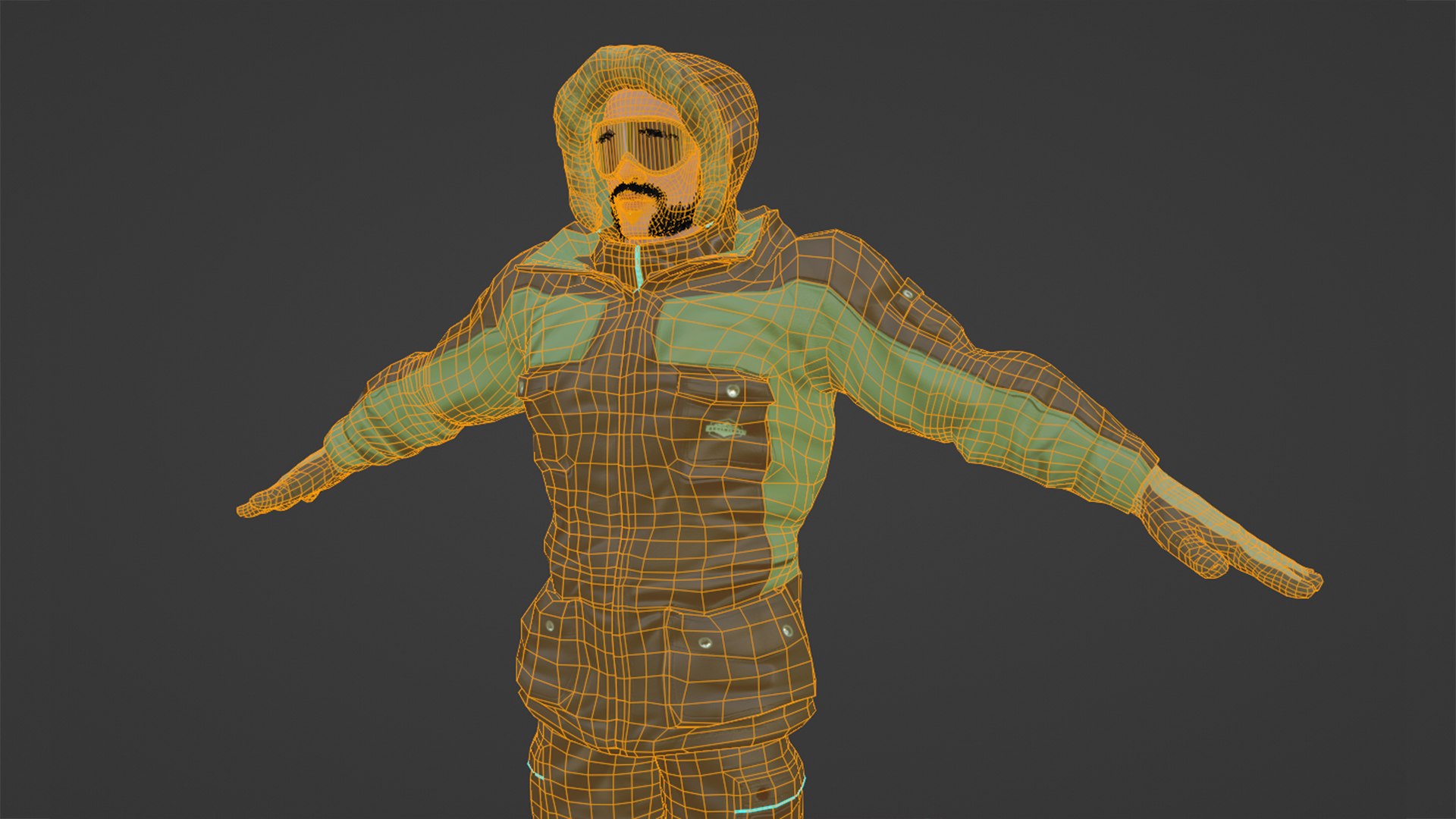 3D Realistic Rigged Ice Climbing Man Character 3D Model model ...