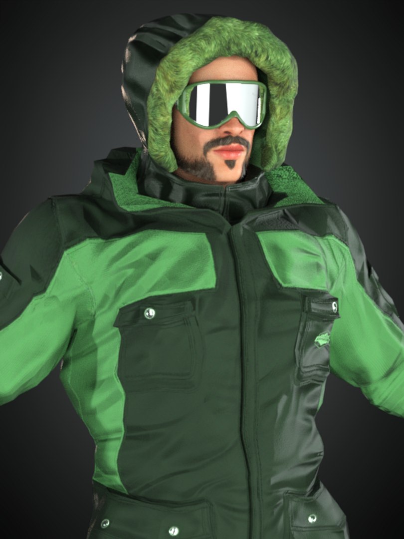 3D Realistic Rigged Ice Climbing Man Character 3D Model Model ...