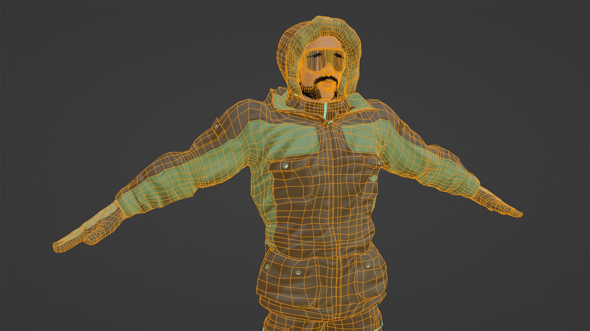 3D Realistic Rigged Ice Climbing Man Character 3D Model Model ...