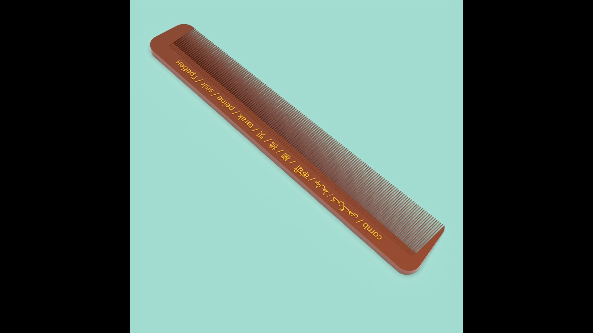 3D Hair Comb Model - TurboSquid 2260050