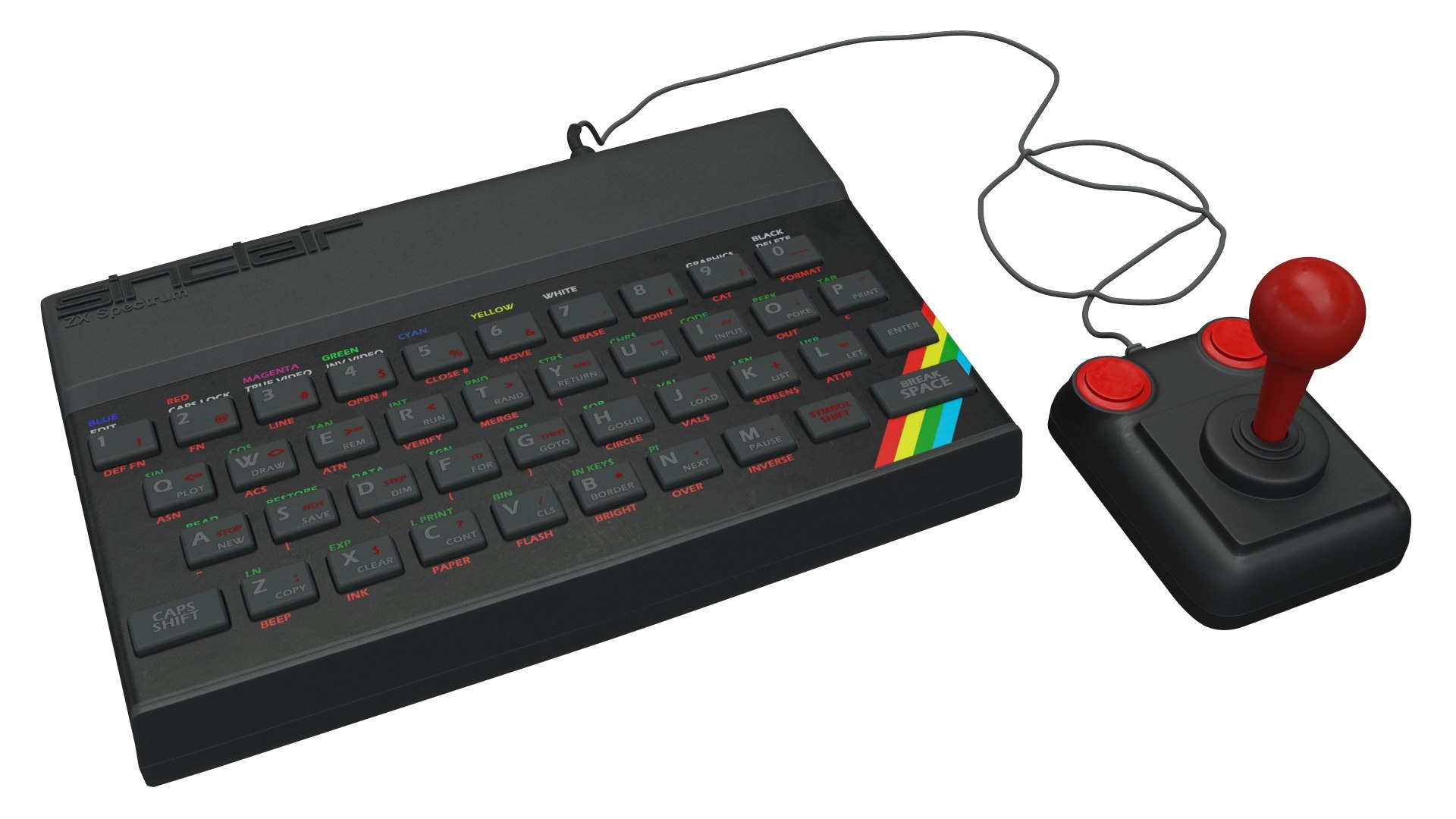 Sinclair ZX Spectrum 3D Model - TurboSquid 1748300