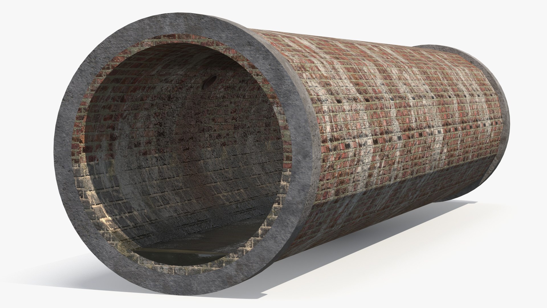 3D Brick Sewer Rehab 10m - TurboSquid 2402575