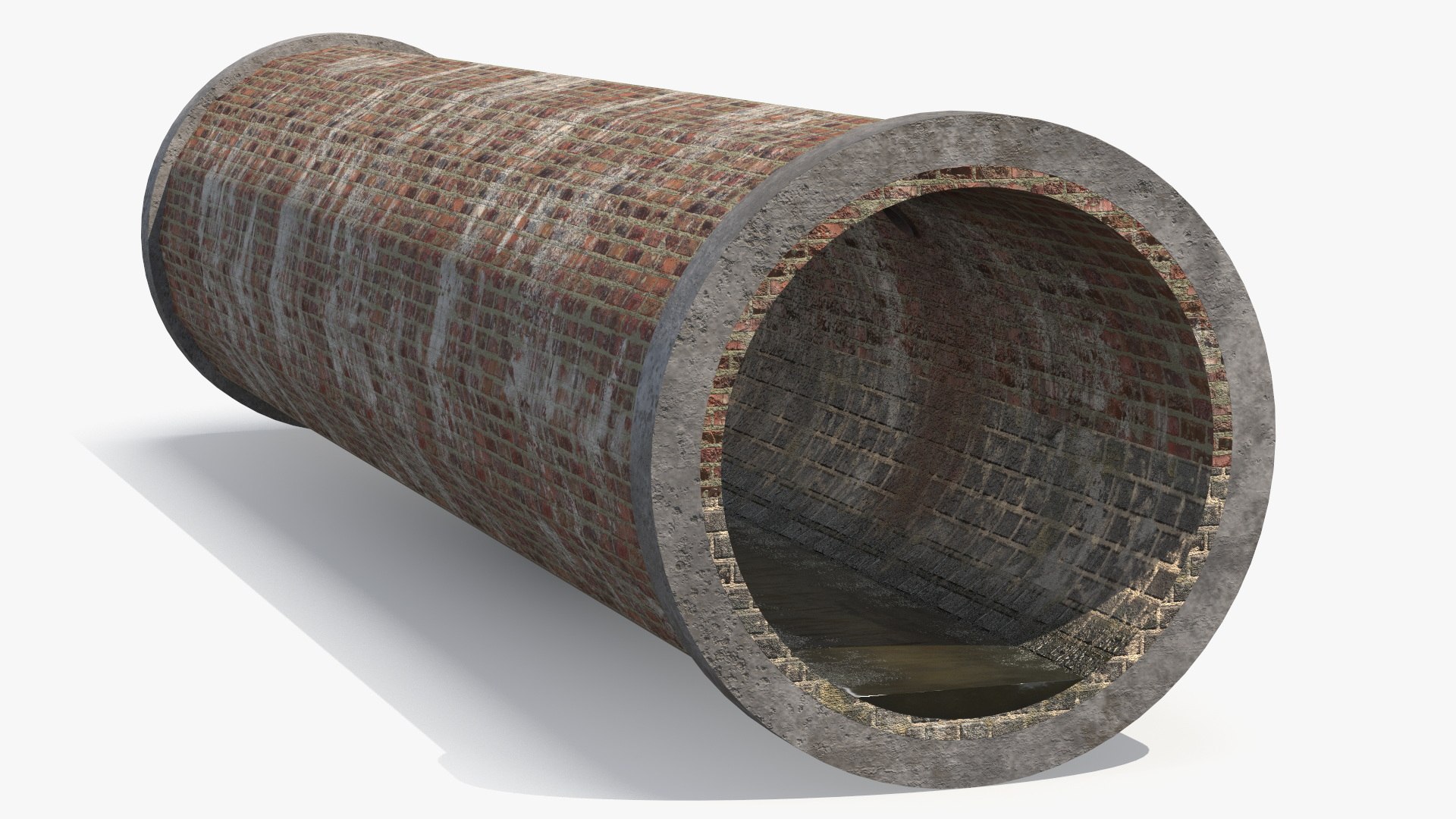 3D Brick Sewer Rehab 10m - TurboSquid 2402575