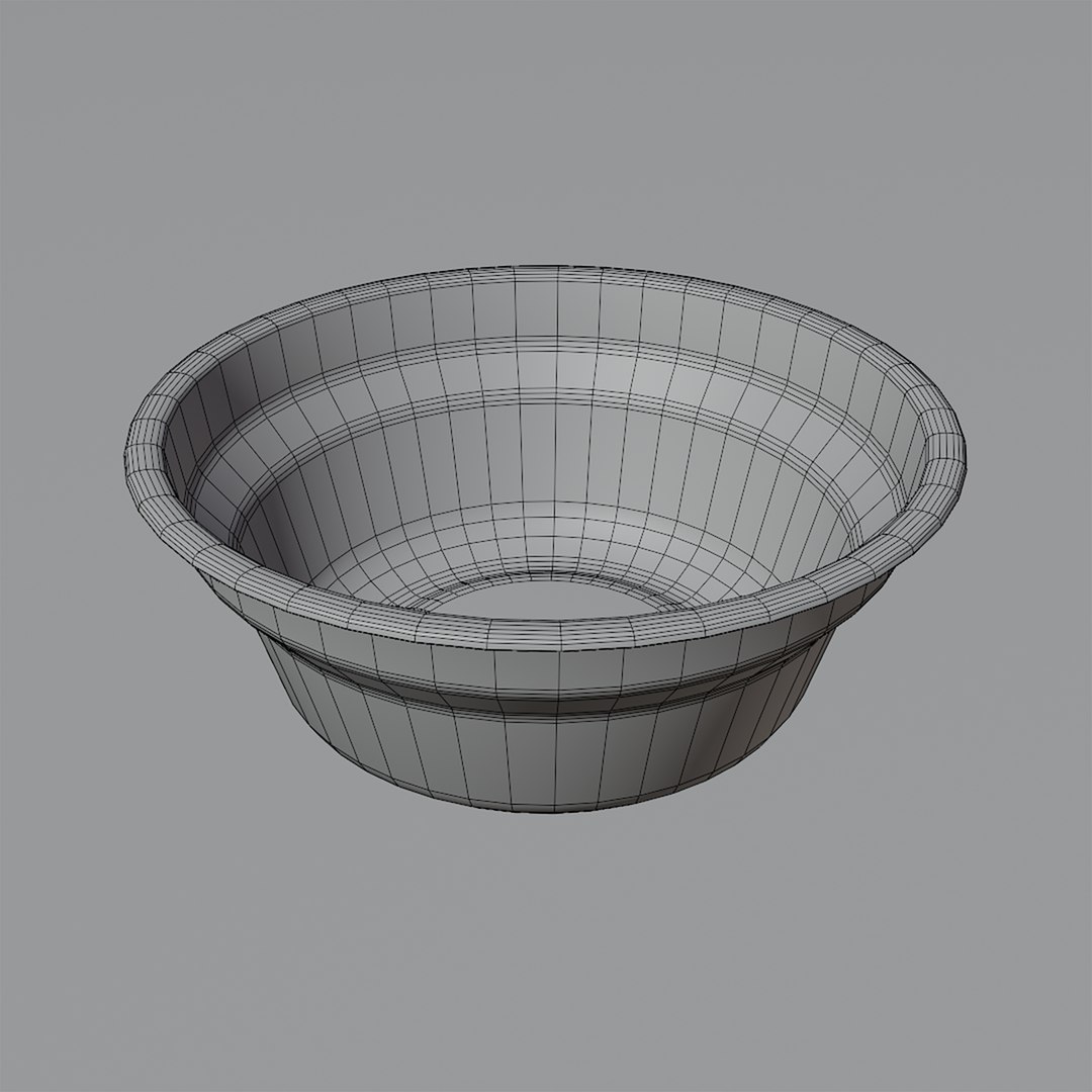 Metal Bowl Model - TurboSquid 2204878