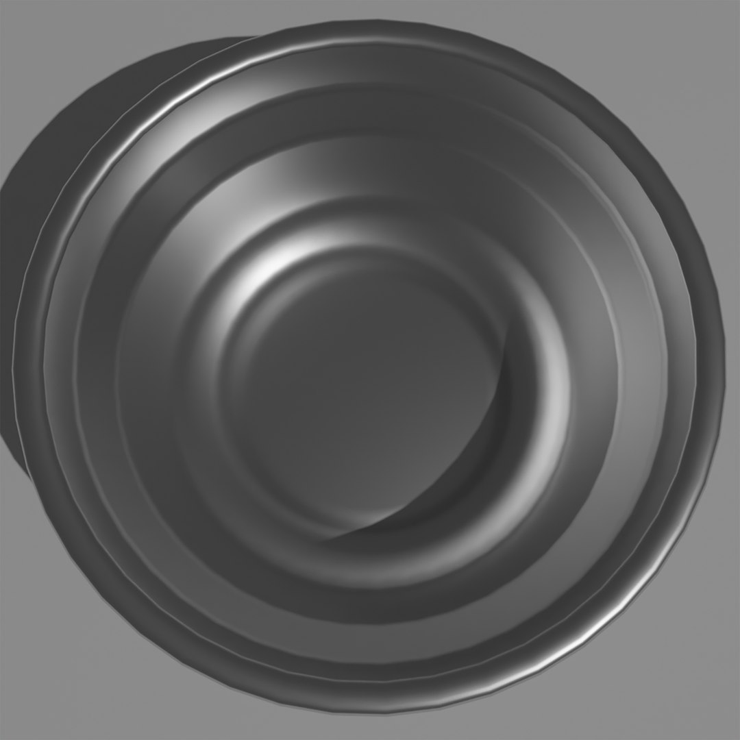 Metal Bowl Model - TurboSquid 2204878