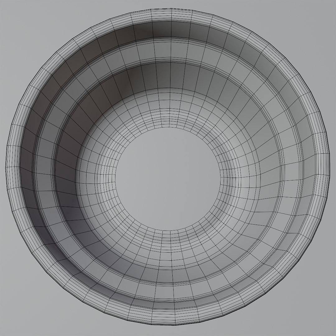 Metal Bowl Model - TurboSquid 2204878