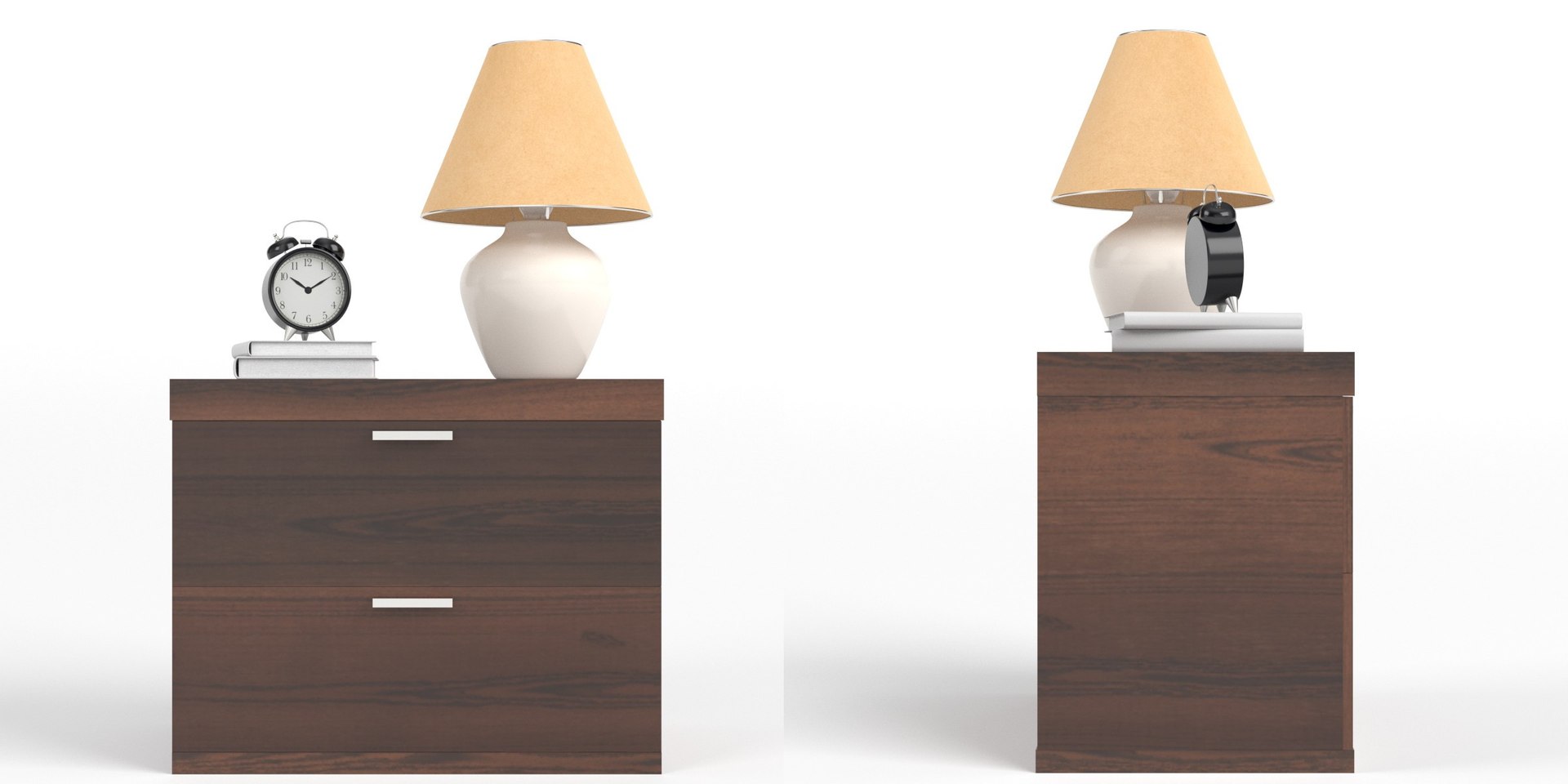 3d Model Bedside Table Set 1