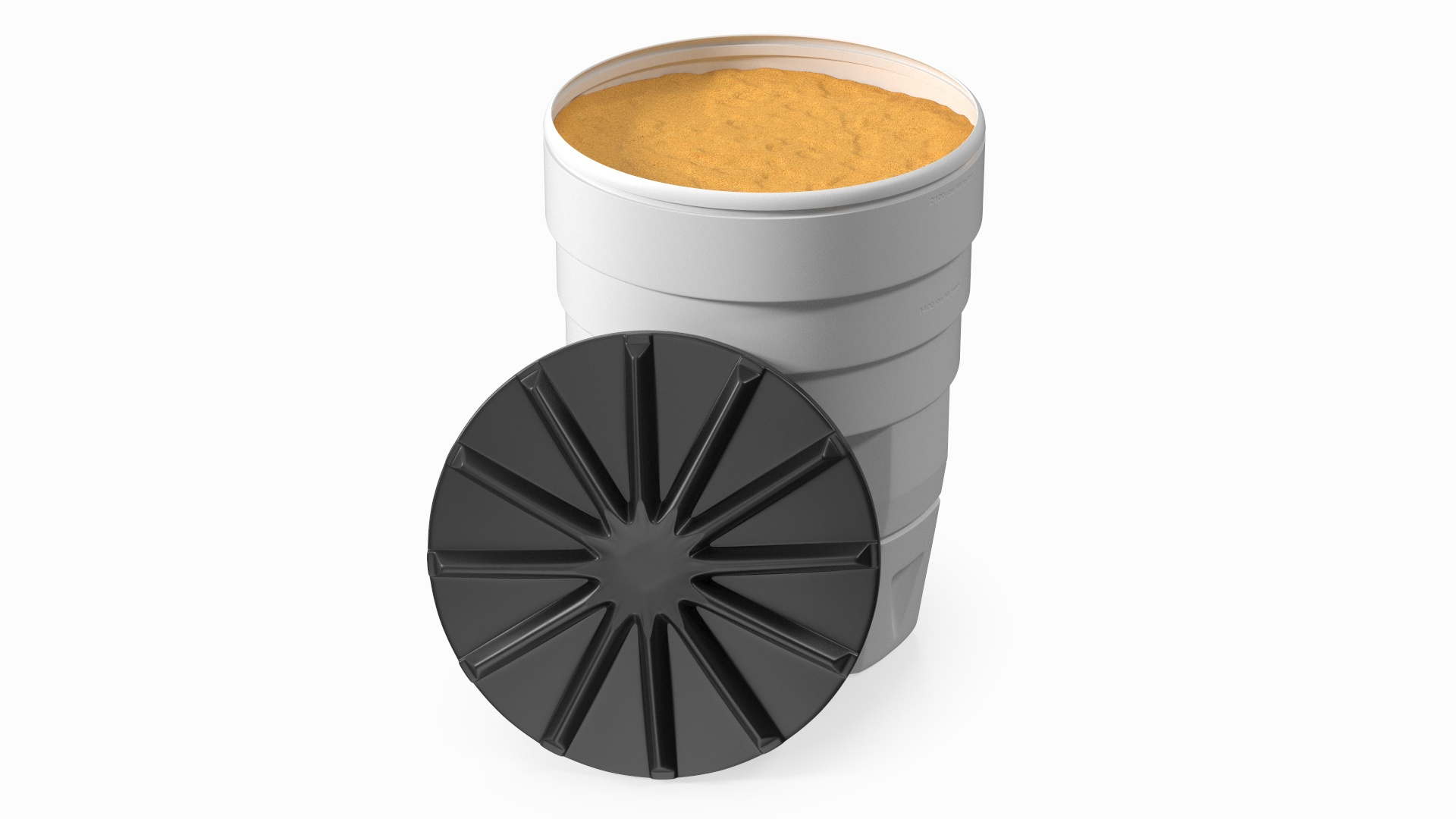 3D Opened White Sand Barrel - TurboSquid 2220835