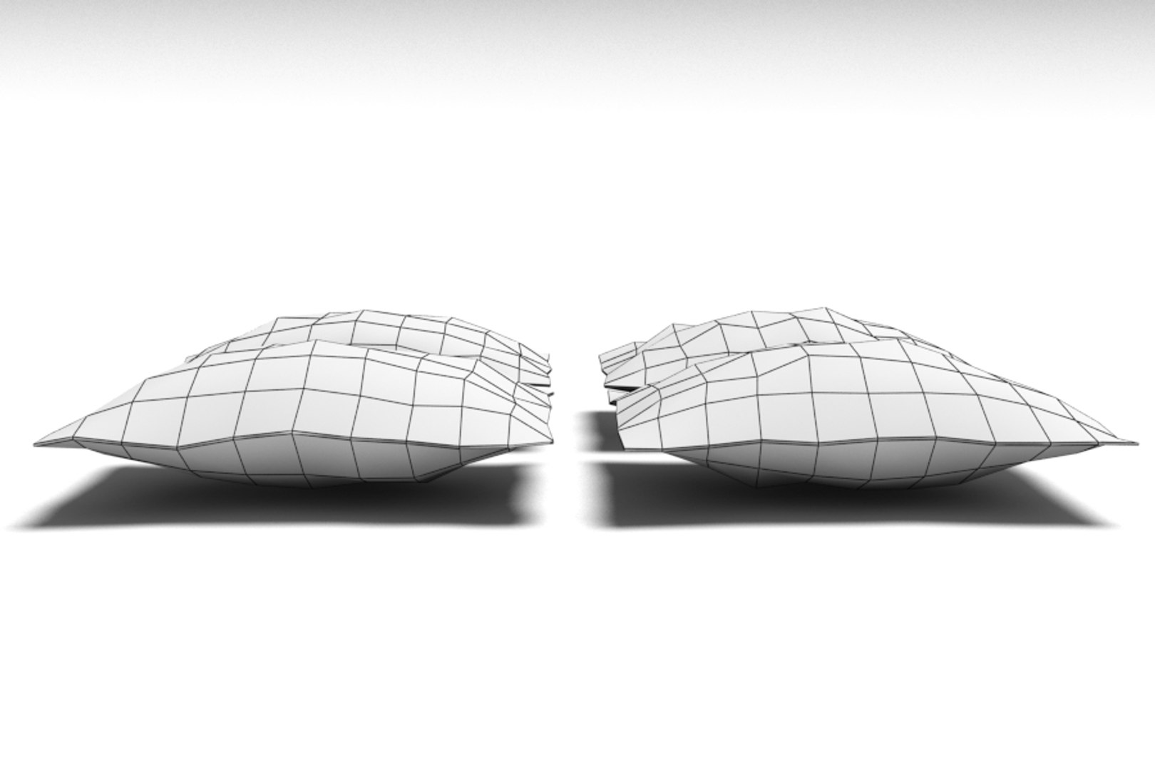 Free Crisp Packets 3d Model