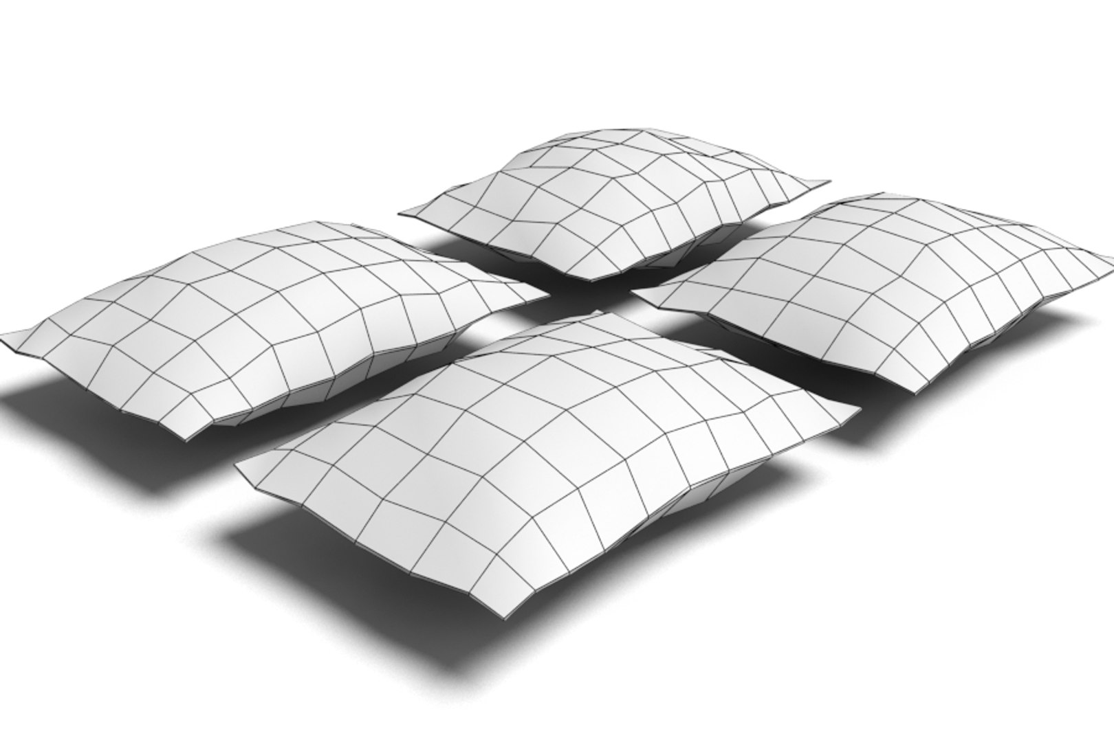 Free Crisp Packets 3d Model